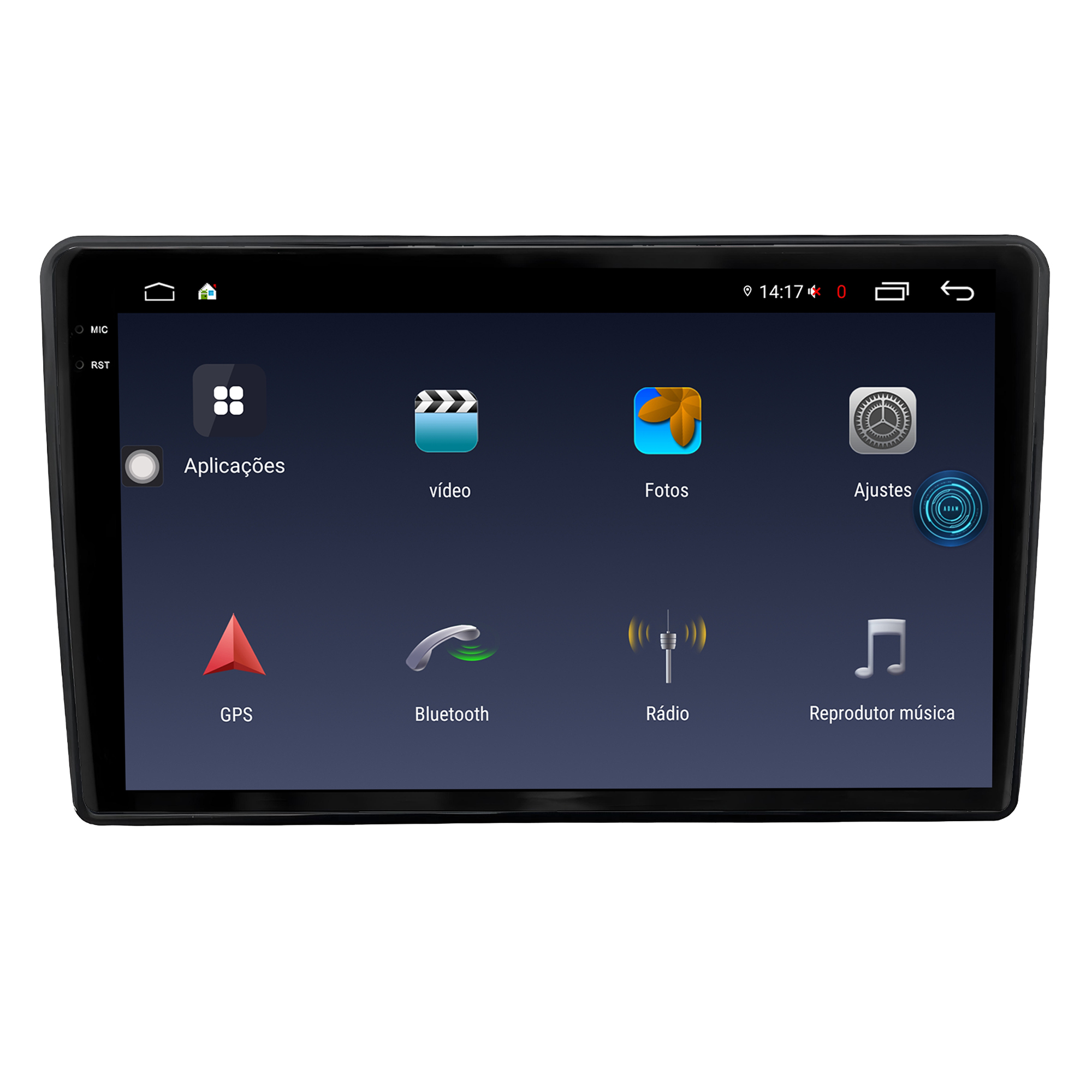 MULTIMÍDIA AIKON FÓTON 6RAM 128GB TELA 2K 9" TORO 2022 ACIMA - SOAUDIO